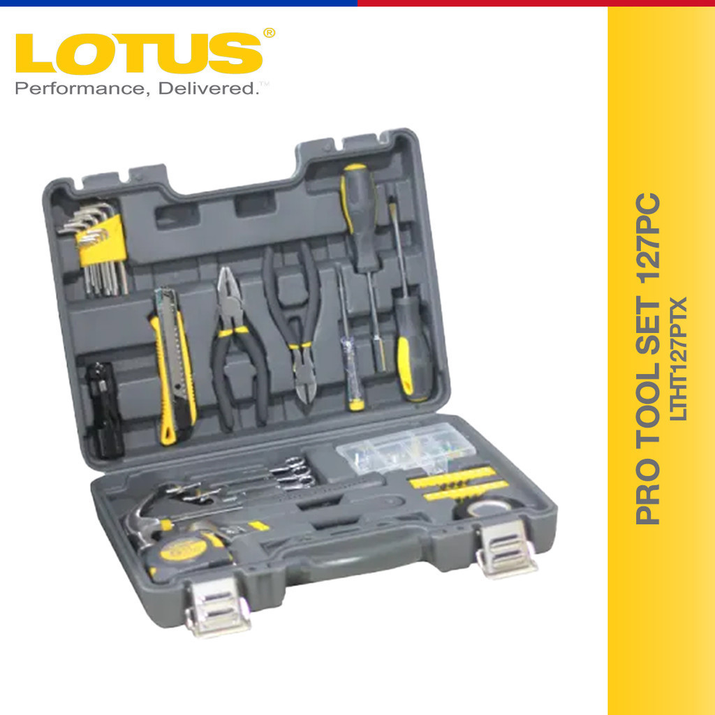 Lotus PRO Tool Set 127PC LTHT127PTX - Hand Tool Set | Shopee Philippines