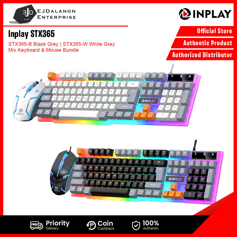 Inplay STX365-W Keyboard & Mouse Bundle | EJDalanon Enterprise | Shopee ...