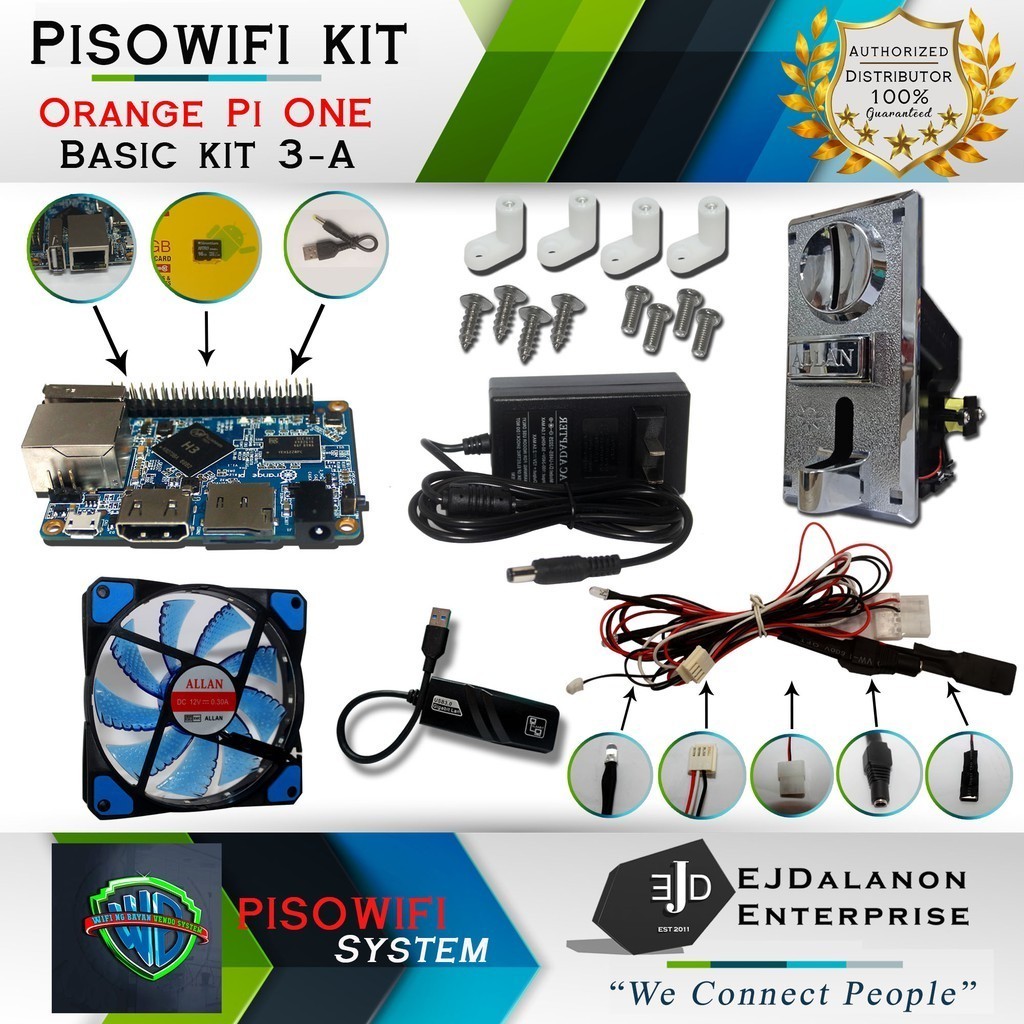 Neonds Piso Wi-Fi Kit Orange Pi One Ng Bayan System with Lifetime ...