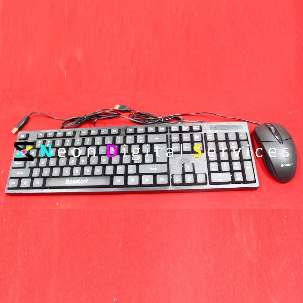 Bosston USB Keyboard And Mouse Ek8300 Pisonet / Computer Parts Shop ...