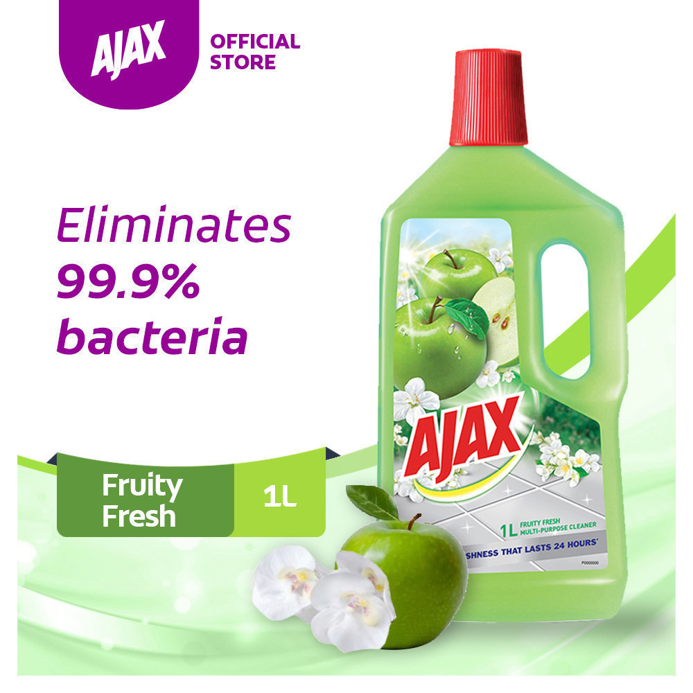 Ajax Fruity Fresh Antibacterial Multipurpose Cleaner 1L | Shopee ...