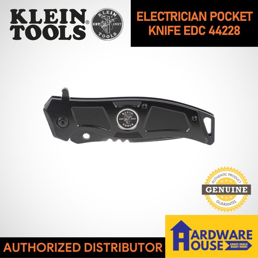 ORIGINAL KLEIN TOOLS Electrician Pocket Wire Stripping Utility Knife 2. ...