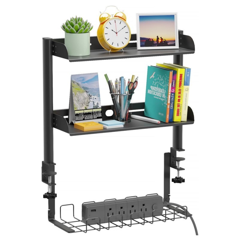 Office desktop extension storage bracket, office desktop organizing ...