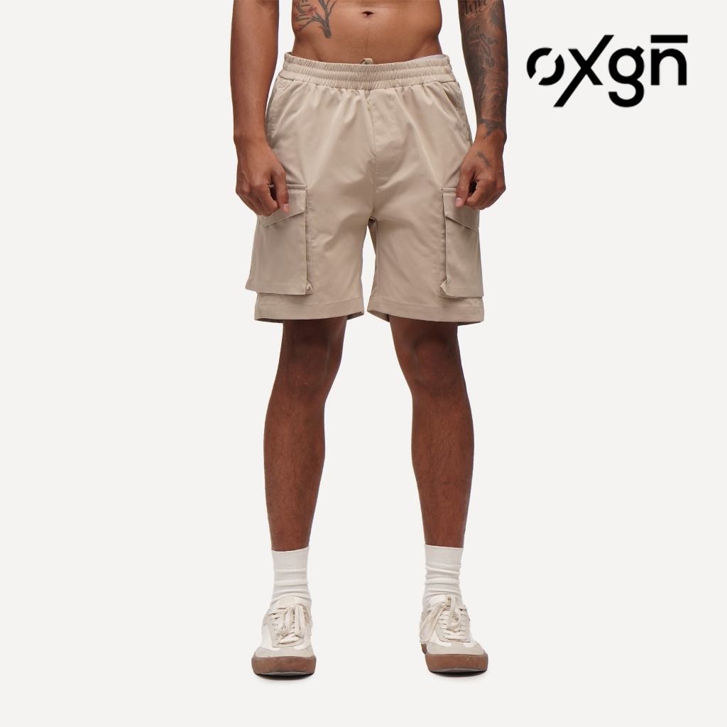 OXGN Cargo Shorts For Men (Khaki) | Shopee Philippines