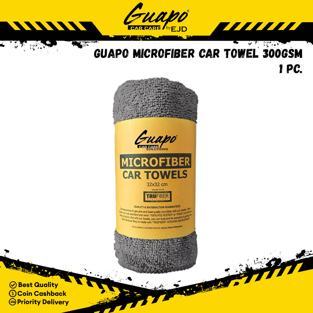 Guapo Microfiber Car Towel | Guapo Car Care Solutions by EJD | Shopee ...