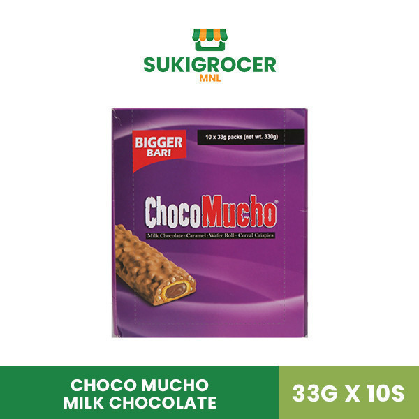 Choco Mucho Milk Chocolate 33G x 10s | Shopee Philippines