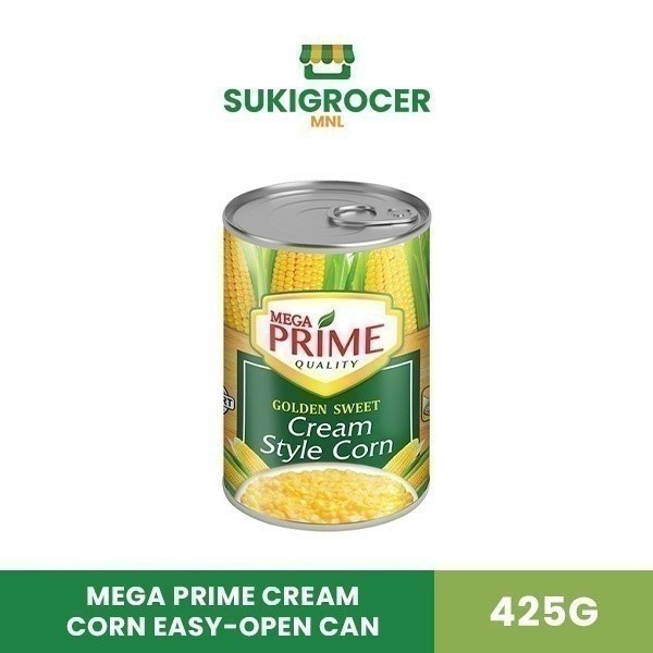Mega Prime Cream Corn Easy-Open Can 425g | Shopee Philippines