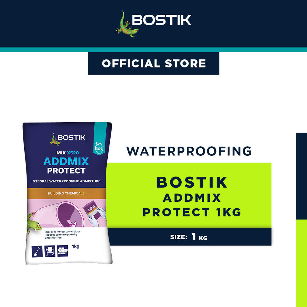 Bostik Addmix Protect Integral Waterproofing Admixture 1kg- For floor ...