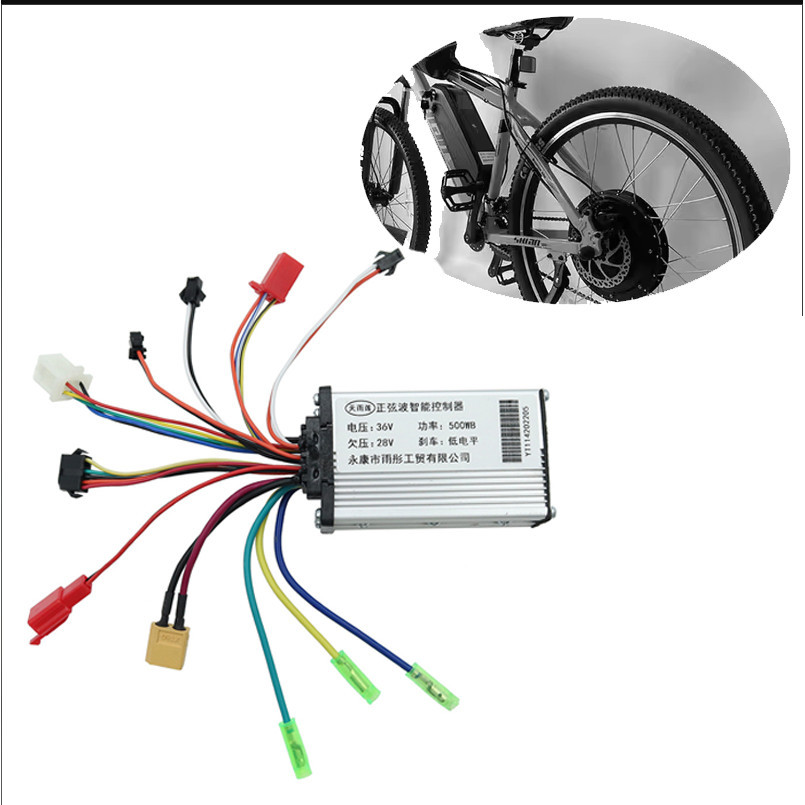 36/48V E-bike Sine Wave 26A 500/750W SM Three Mode Brushless Controller ...