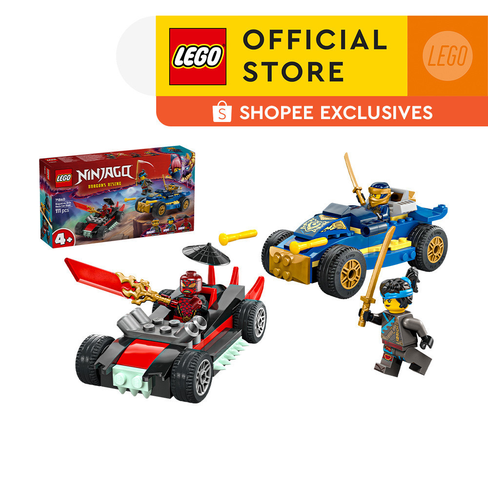 LEGO® Ninjago 71840 Rogue vs. Drix Race Car Duel, Age 4+, Building ...