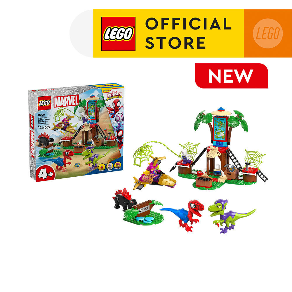 LEGO® Spidey 11200 Spidey and Gobby's Raptor Battle at Tree, Age 4 ...