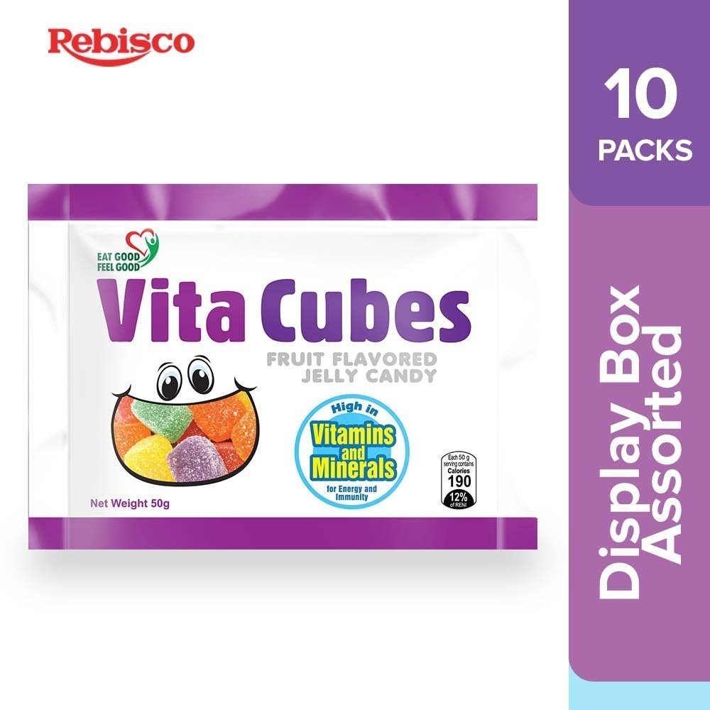 Vitacubes Display Box Assorted 50g x 10 packs | Shopee Philippines