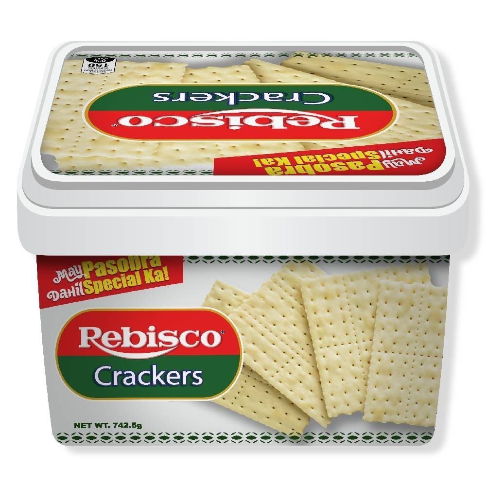 Rebisco Crackers Tub 850g x 1pc | Shopee Philippines
