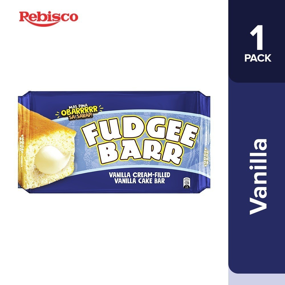 Fudgee Barr Cake Vanilla 39g x 10pcs | Shopee Philippines