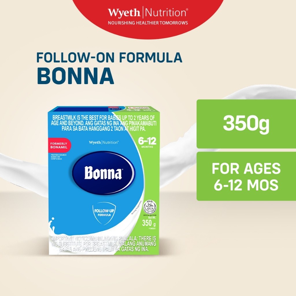 WYETH BONNA Stage 2 Infant formula for 6-12 Months 350g (formerly ...
