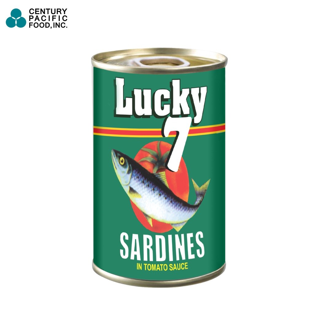 Lucky 7 Sardines in Tomato Sauce 155g (Case of 100pcs) - Rich in ...