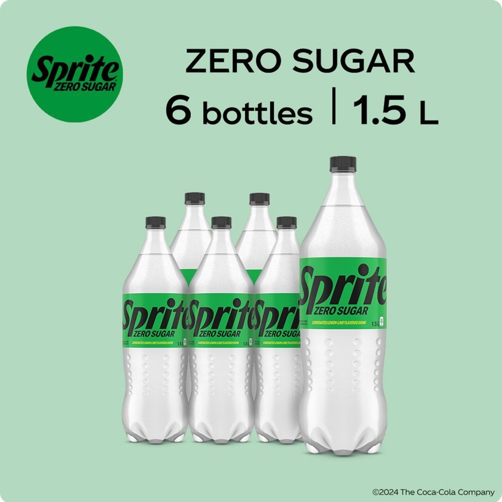 Sprite Zero Sugar 1.5L - Pack of 6 | Shopee Philippines
