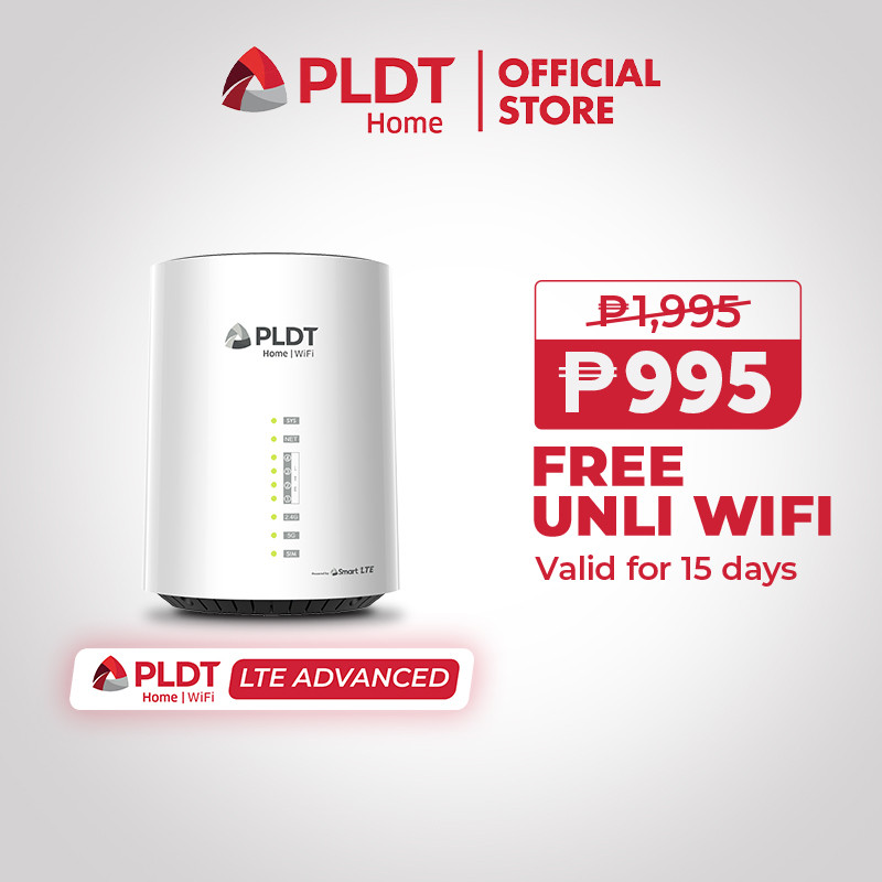 PLDT Home WiFi LTE-Advanced CAT 6 Prepaid Greenpacket- D2K FT50 ...