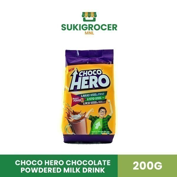Choco Hero Chocolate Powdered Milk Drink 200g | Shopee Philippines