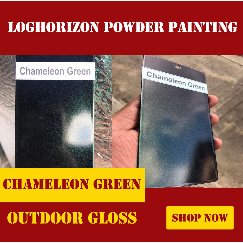 Powder Coating Paint - 1kg Chameleon Green - SPECIAL POWDER PAINT ...