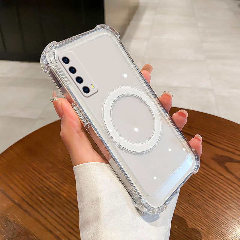 case for huawei y7a Four corner anti drop magnetic suction function ...