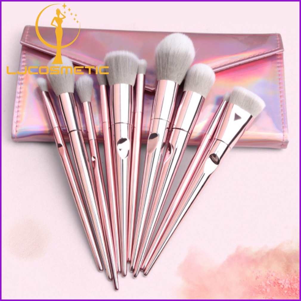 jessup(ro{metalick%a!makeup^E}brush}Tf>set(10pcs) | Shopee Philippines