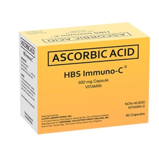 100% Legit PERSONAL COLLECTION. HBS Immuno-C 500mg Non-acidic vitamin C ...