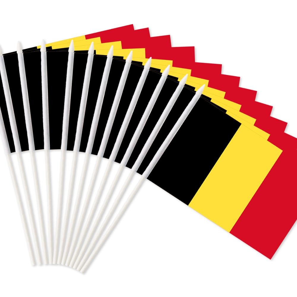 Anley Belgium Miniature Flag - 5" x 8" Mini Belgian Flags - 5x8 Inches ...