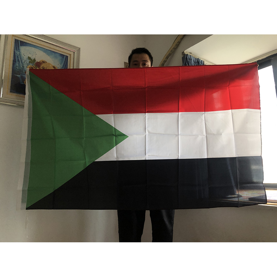 SKY FLAG Sudan flag 150x90cm double side printed polyester hanging ...