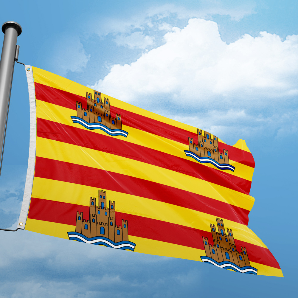 Flag Of Ibiza Balearic Islands 3*5FT 90*150CM Spain Flags Design Custom ...