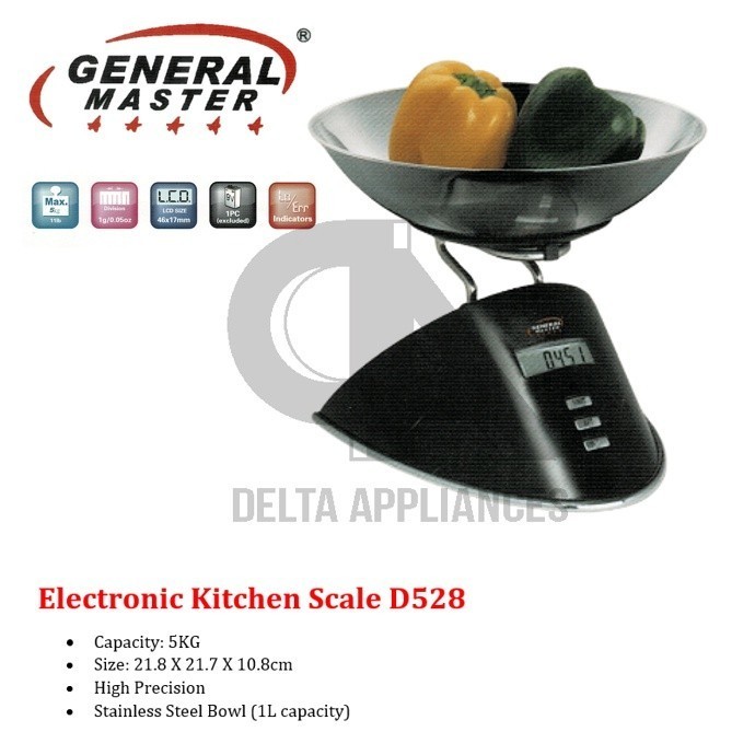 General Master D528 Electronic Kitchen Scale General Master Weighing ...