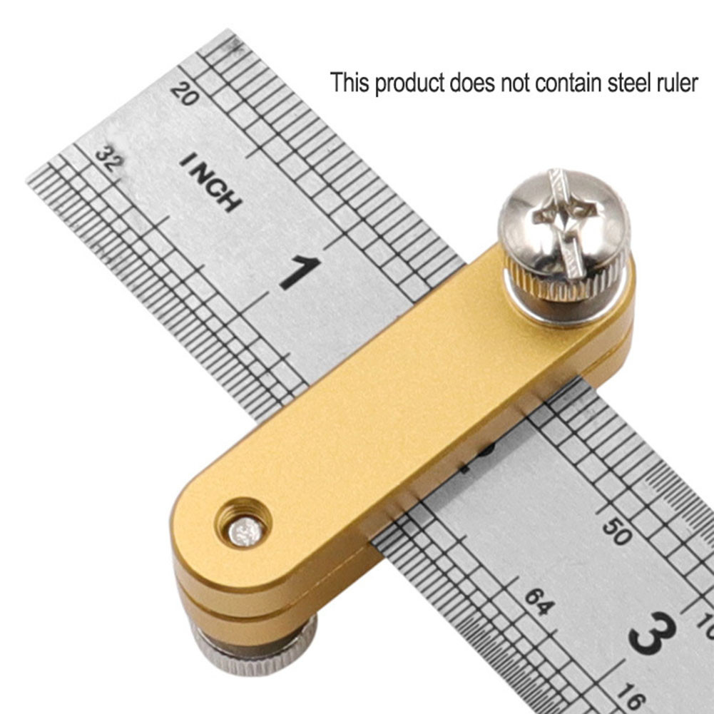 Steel Ruler Positioning Block Aluminum Alloy Angle Scriber Line Marking ...