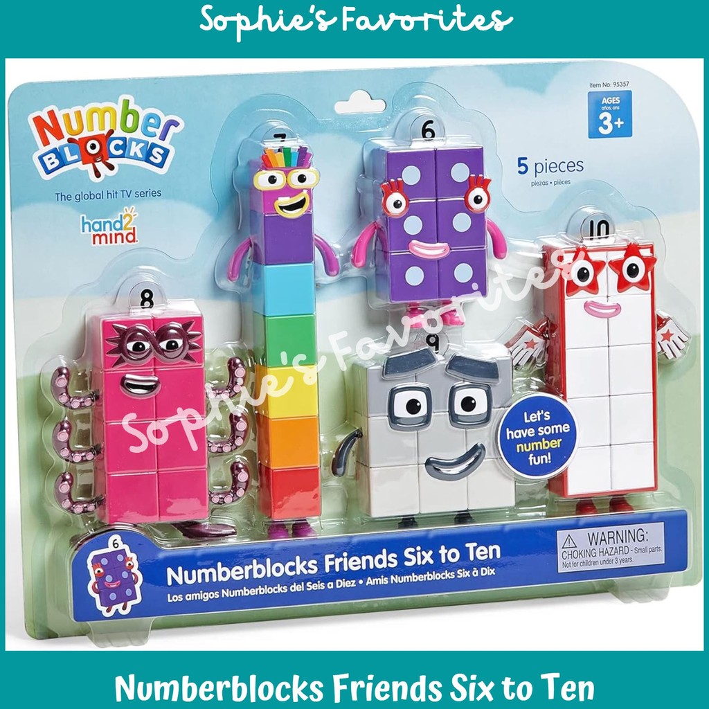 Numberblocks Friends Six to Ten Figures Toy | Shopee Philippines