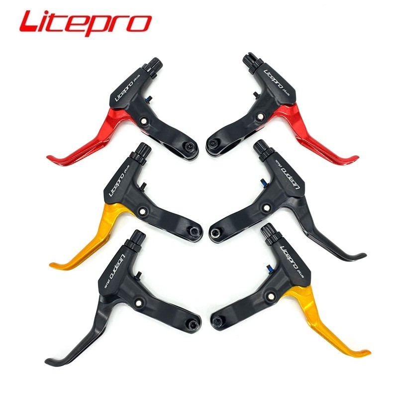 Litepro Mtb Folding Bike V Brake Lever Ultralight Handlebar 22.2mm ...