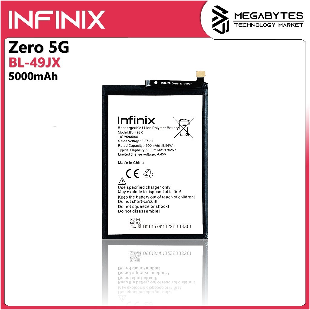 Megabytes Battery for Infinix Zero 5G | X6815 X6815B BL-49JX | Shopee ...