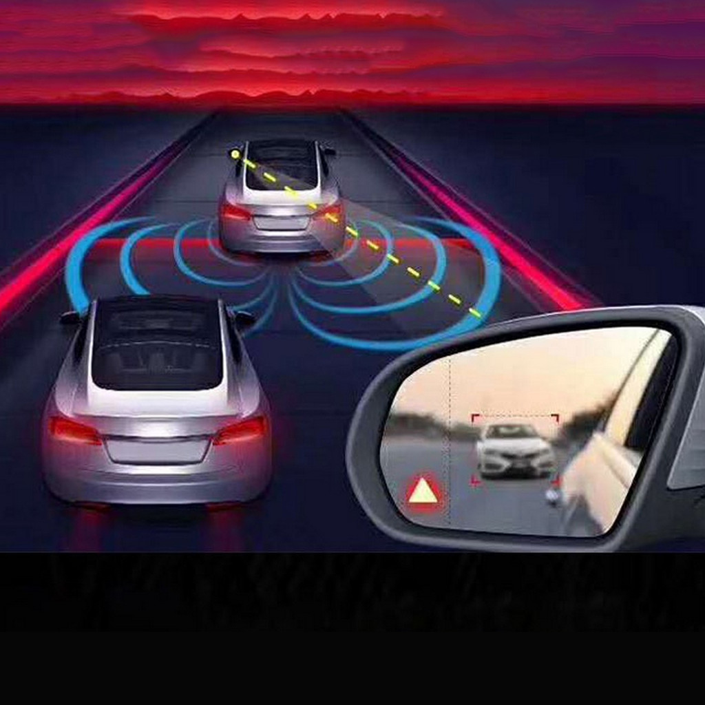 유Car Blind Spot Detection System BSD Warning Light Alarm Safety Driving ...