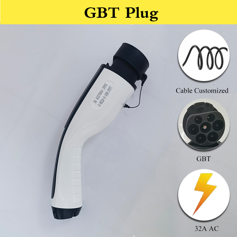 GBT Plug 32A 3 Phase AC Electric vehicle car side 440V EV charging ...