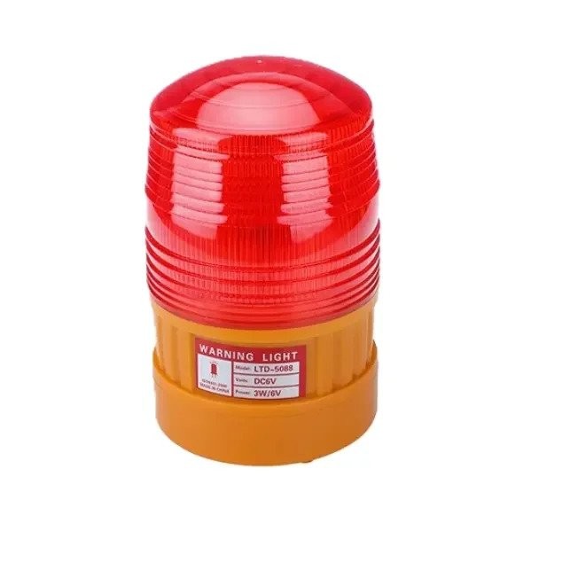 Best price red strobe light dry battery LED light emergency traffic ...