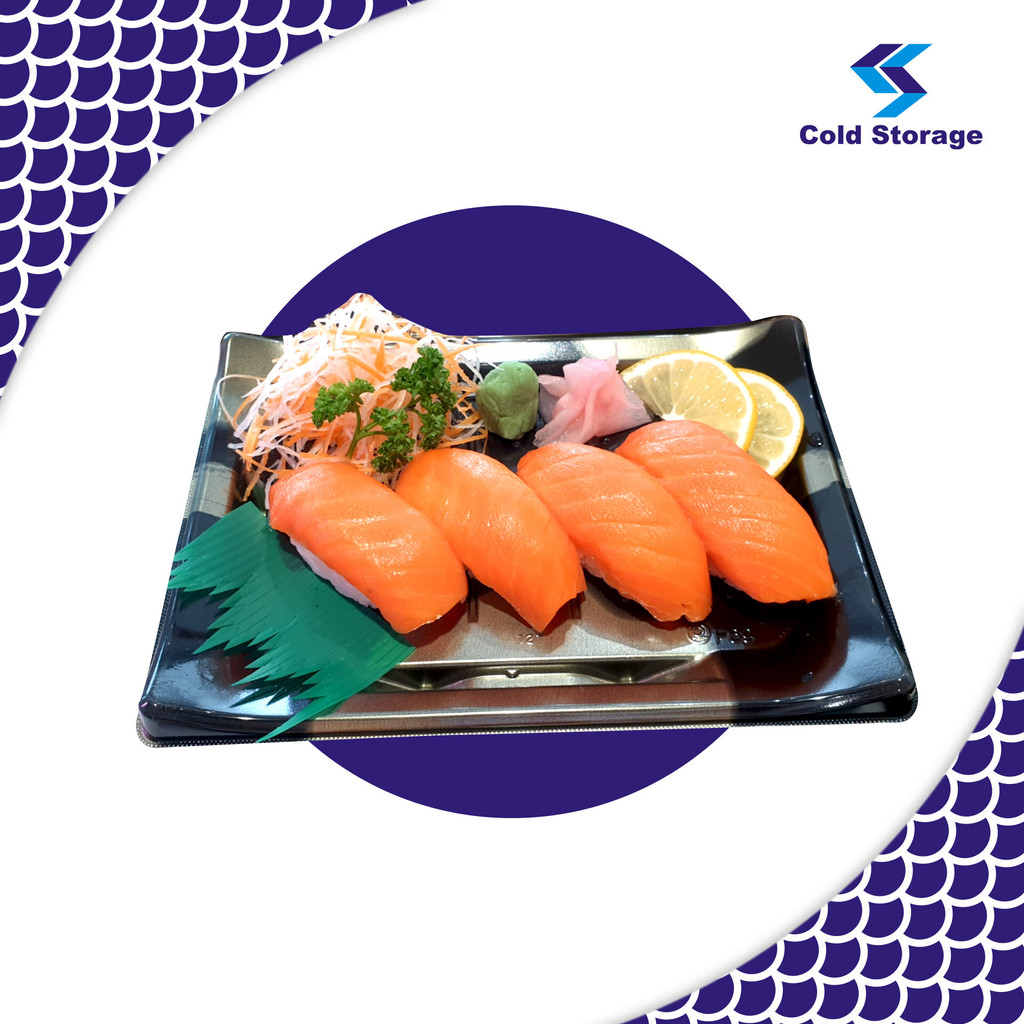 Cold Storage Seafood Salmon Sushi – 4 pcs | Shopee Philippines