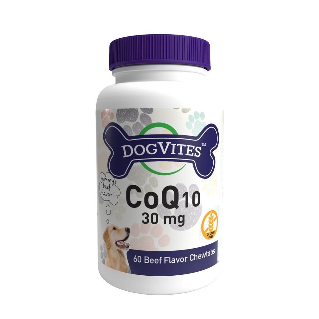 Health Thru Nutrition Dog-Vites CoQ10 for Dogs 30mg 60 Chewable Tablets ...