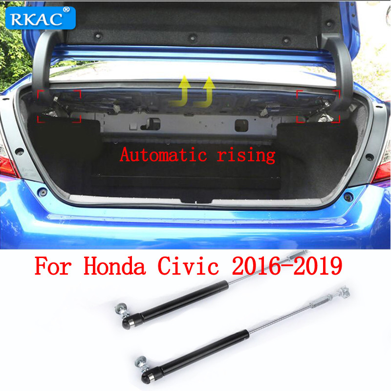 ☟Refit Car Rear Trunk Door Lifting Support Spring Gas Shock Bracket ...