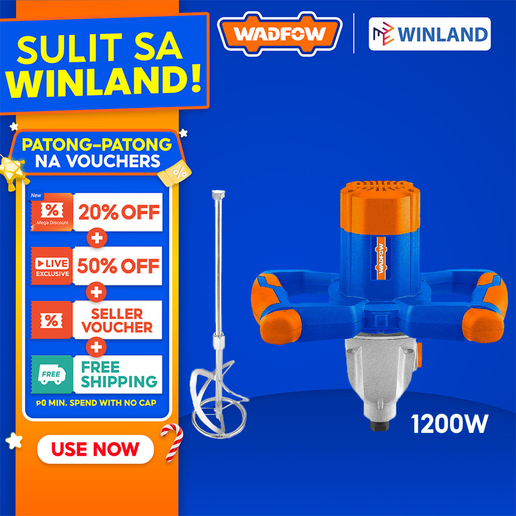 Wadfow by Winland Electric Mixer with Aluminum 2-Mechanical Gear Box ...
