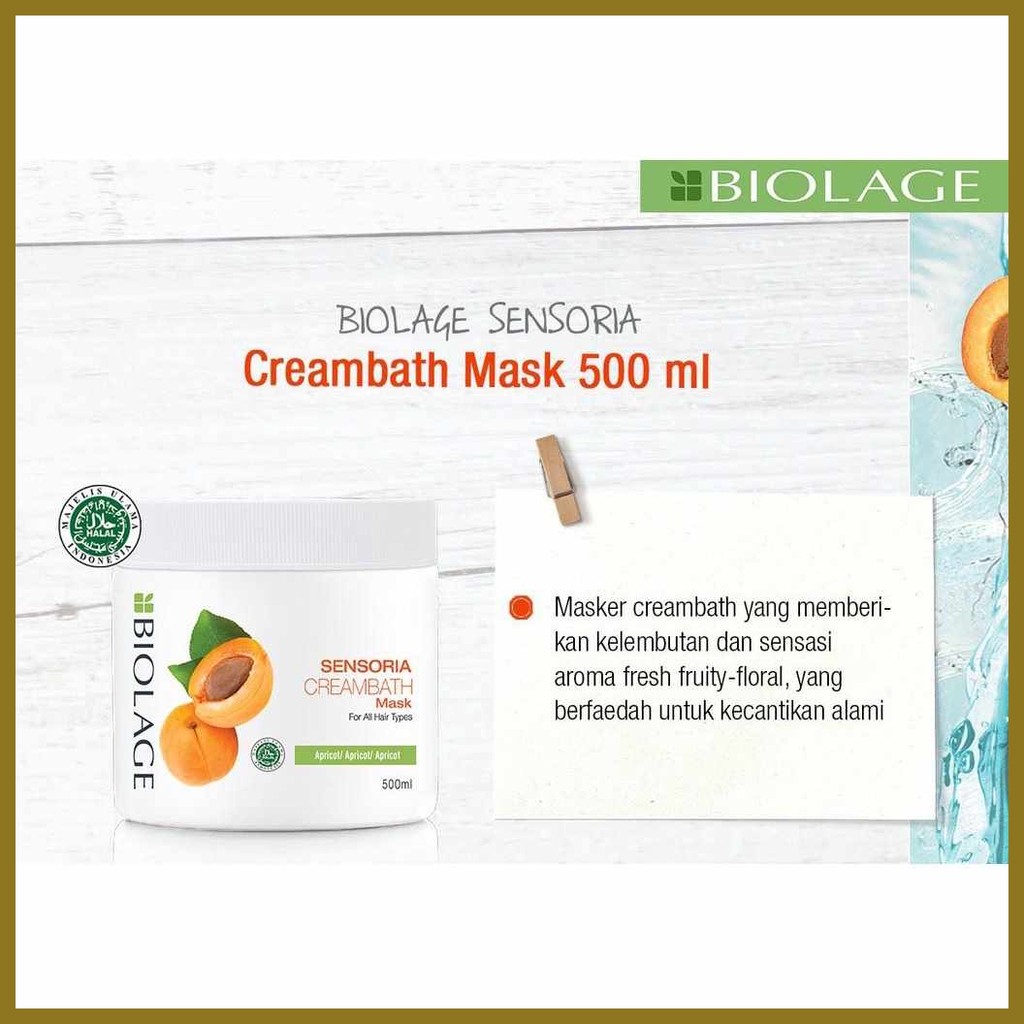 Biolage[N]SensoriagS_Creambath~v?Mask*M?for*R?all*y@Hair+v@Types+AA ...