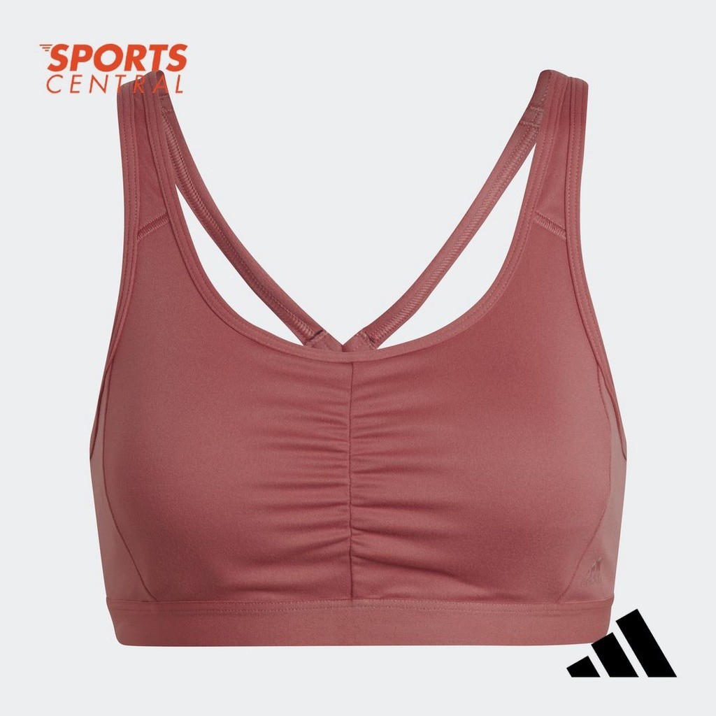adidas Women Coreessentials Medium-Support Bra HL8569 (Wonder Red ...
