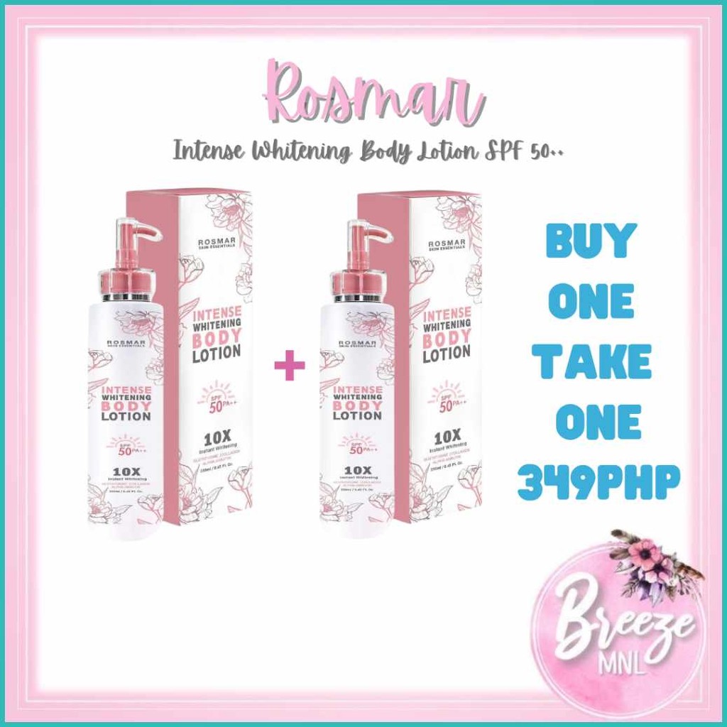 B1T1~VI]Rosmar=sb+Intense:X%Whitening_w%Body_u%LOTION_r%SPF50`r&250ml`y ...