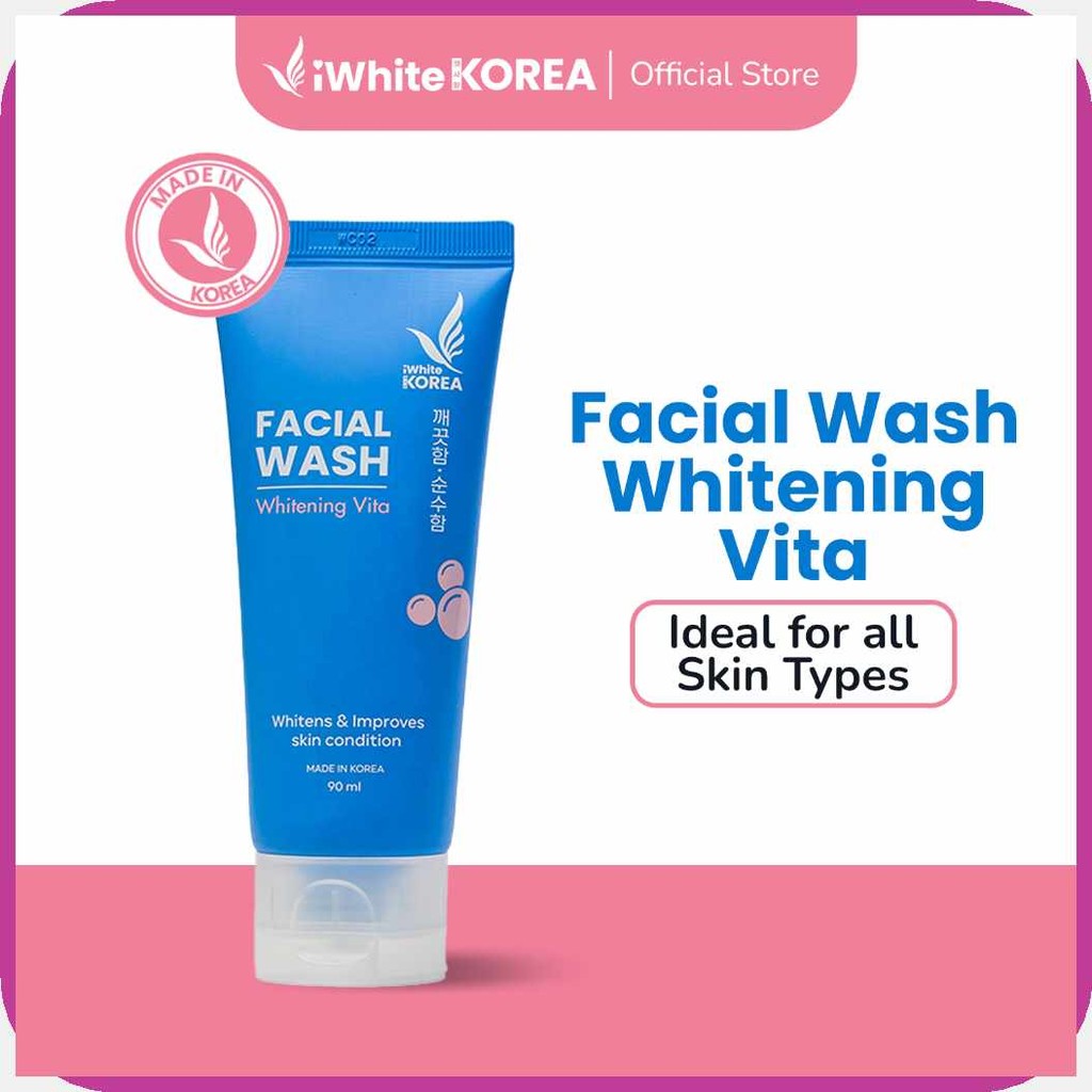 iWhite^rX.Korea=Eg+Facial:pX&Wash`eV&Whitening`Vg&Vita`Z&90ml`Y&Whitens`P&& Improves Skin ...