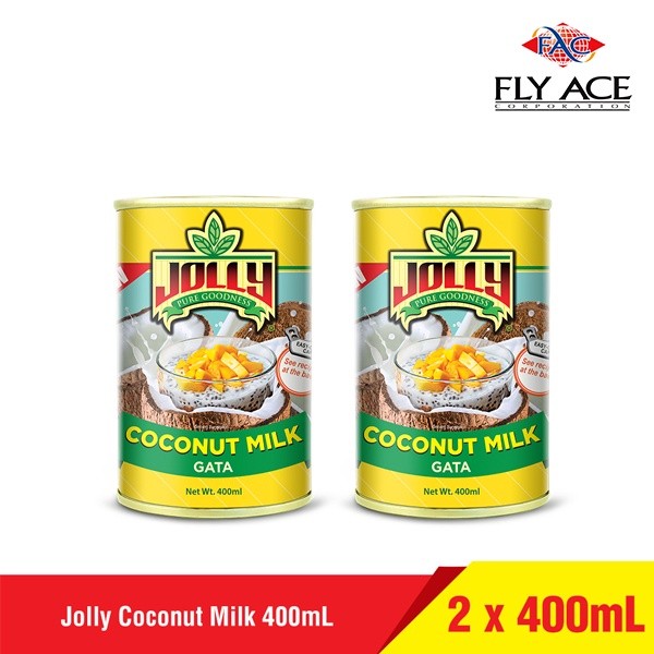 Jolly Coconut Milk 400ml x 2 | Shopee Philippines
