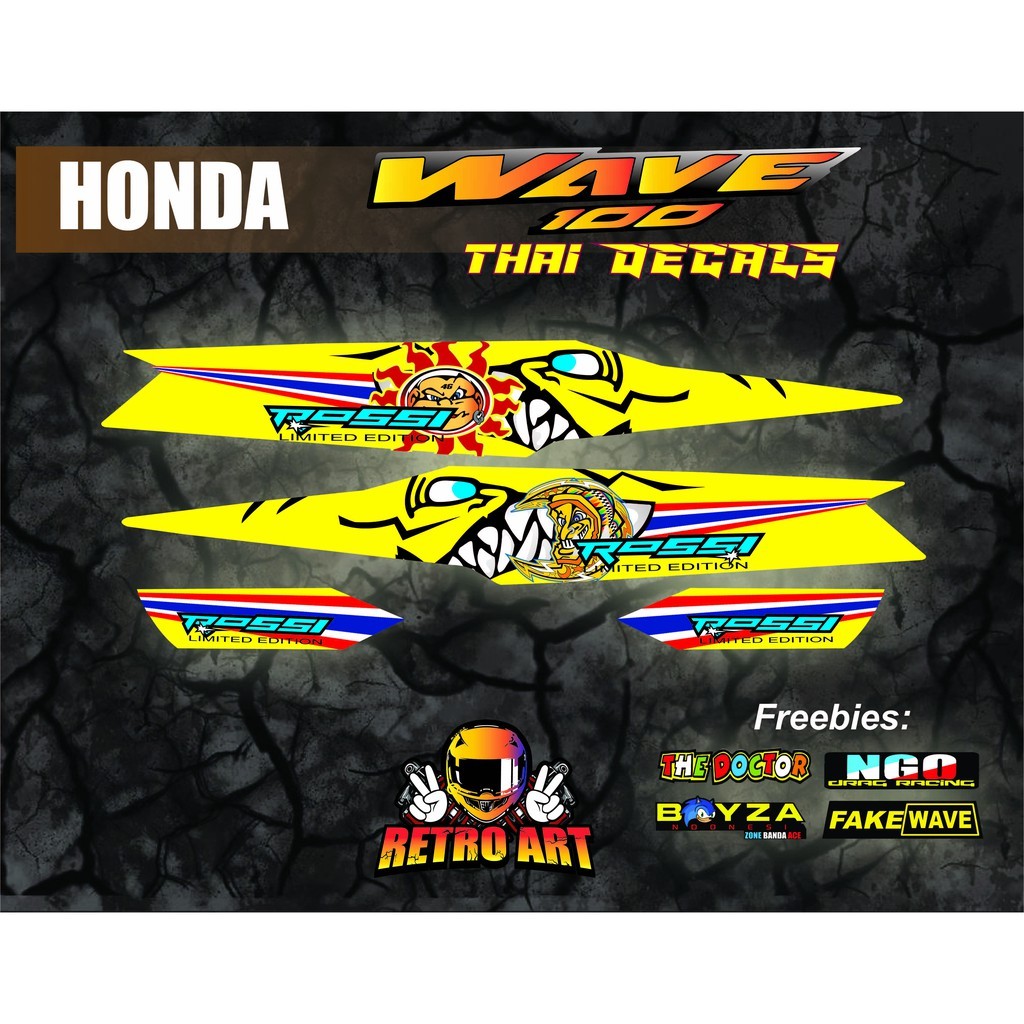 HONDA WAVE 100 Decals | Shopee Philippines