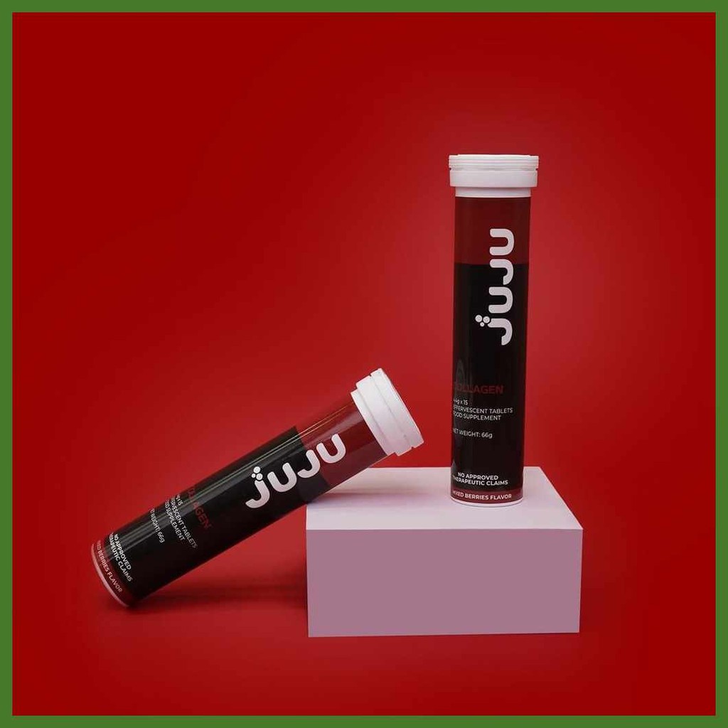 JUJU[Xg;Collagen&-&(30&Effervescent&Tablets)&The&Ultimate&Glow-Up ...