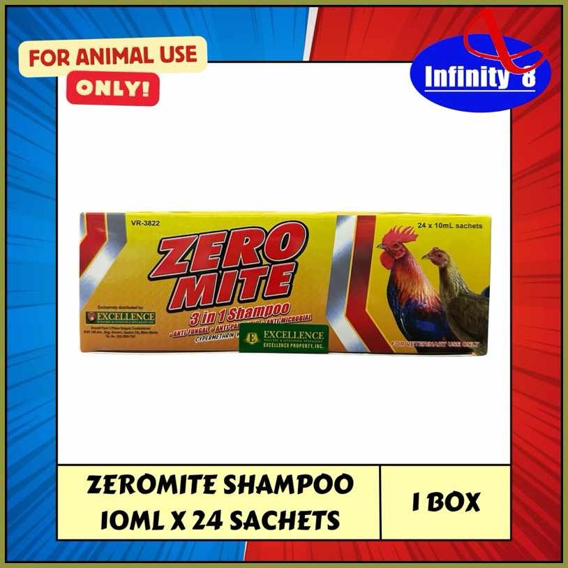ZERO|z F)Gamefowl}z)Bug}M)Shampoo}SO)(24}kd)x}ue)10mL Sachets) Sold Per ...
